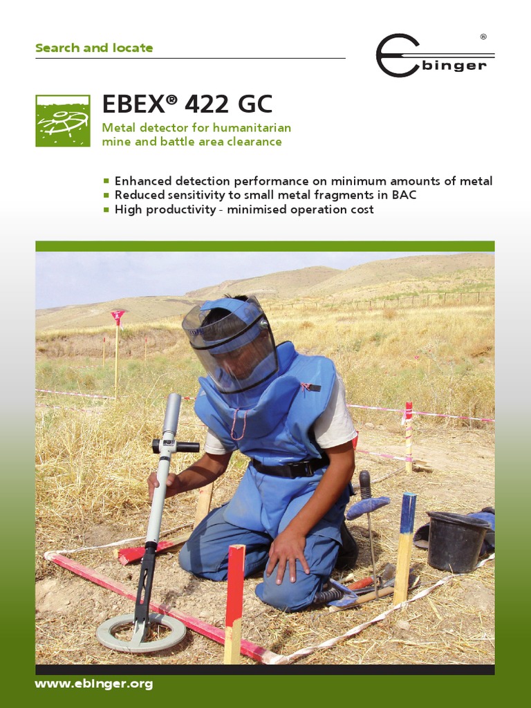 Ebex 422gc en | PDF | Rechargeable Battery | Metal Detector