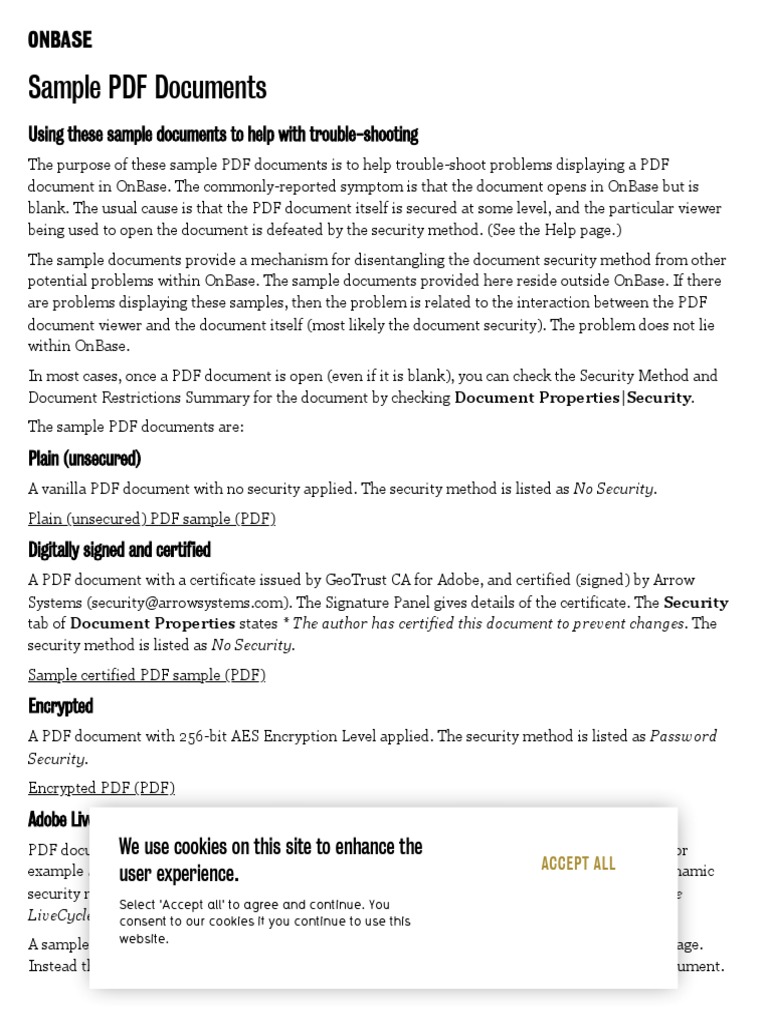 Sample PDF Documents - OnBase - University of Waterloo | PDF | Http ...