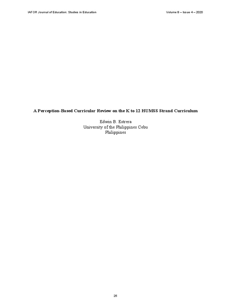 Research Paper | Download Free PDF | Curriculum | Evaluation