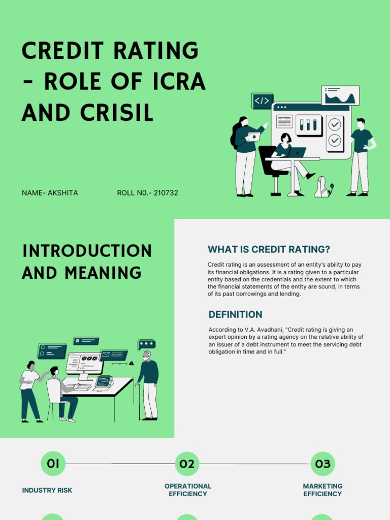 Credit Rating: Role of ICRA and CRISIL | PDF | Credit Rating | Credit