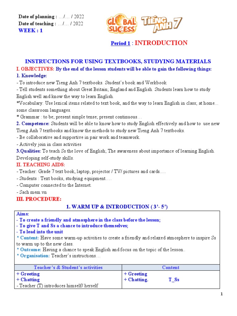 Gata 7 Global - Hki | PDF | English Language | Vocabulary