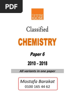IGCSE Chemistry (0620) Paper 2: Topical Past Paper Questions Workbook ...