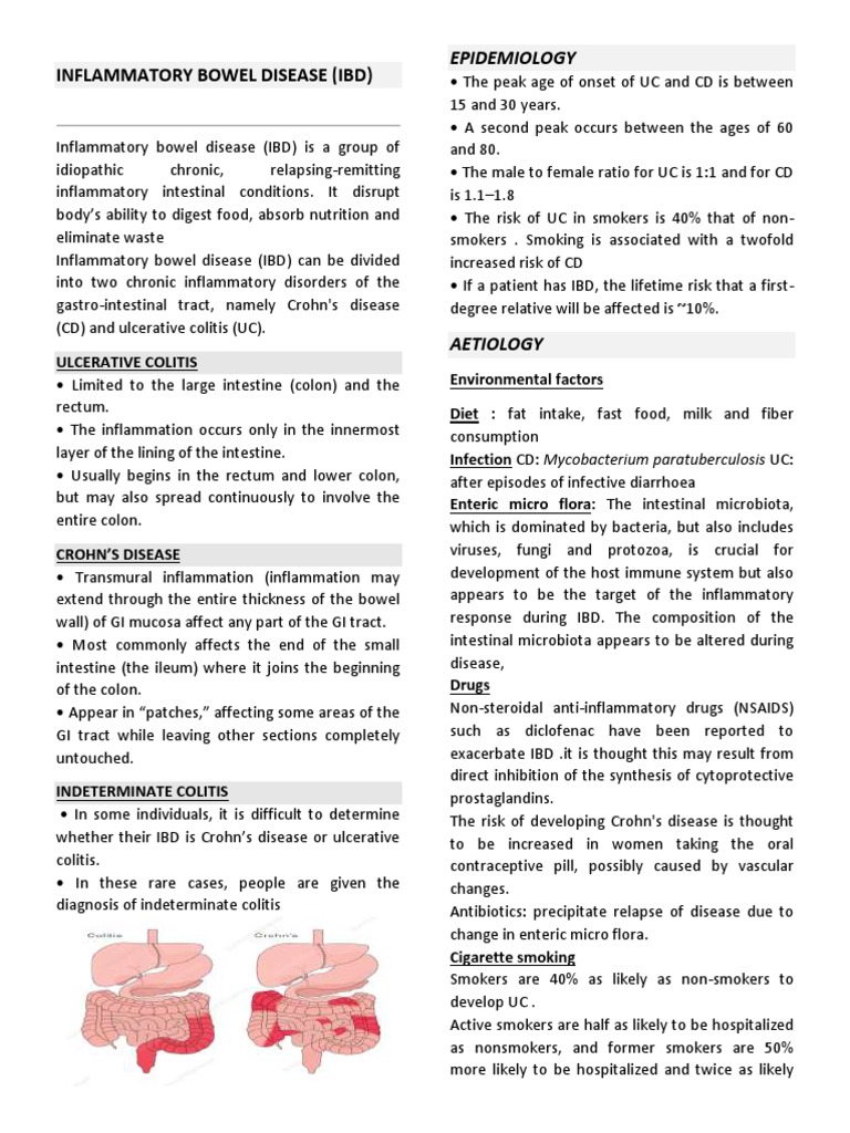Inflammatory Bowel Disease | PDF | Inflammatory Bowel Disease | Crohn's ...
