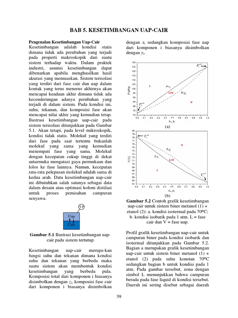 Kesetimbangan Uap-Cair | PDF | Sains & Matematika