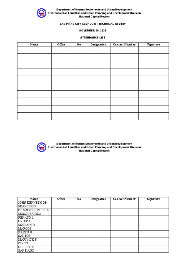 Attendance | PDF | Science & Mathematics