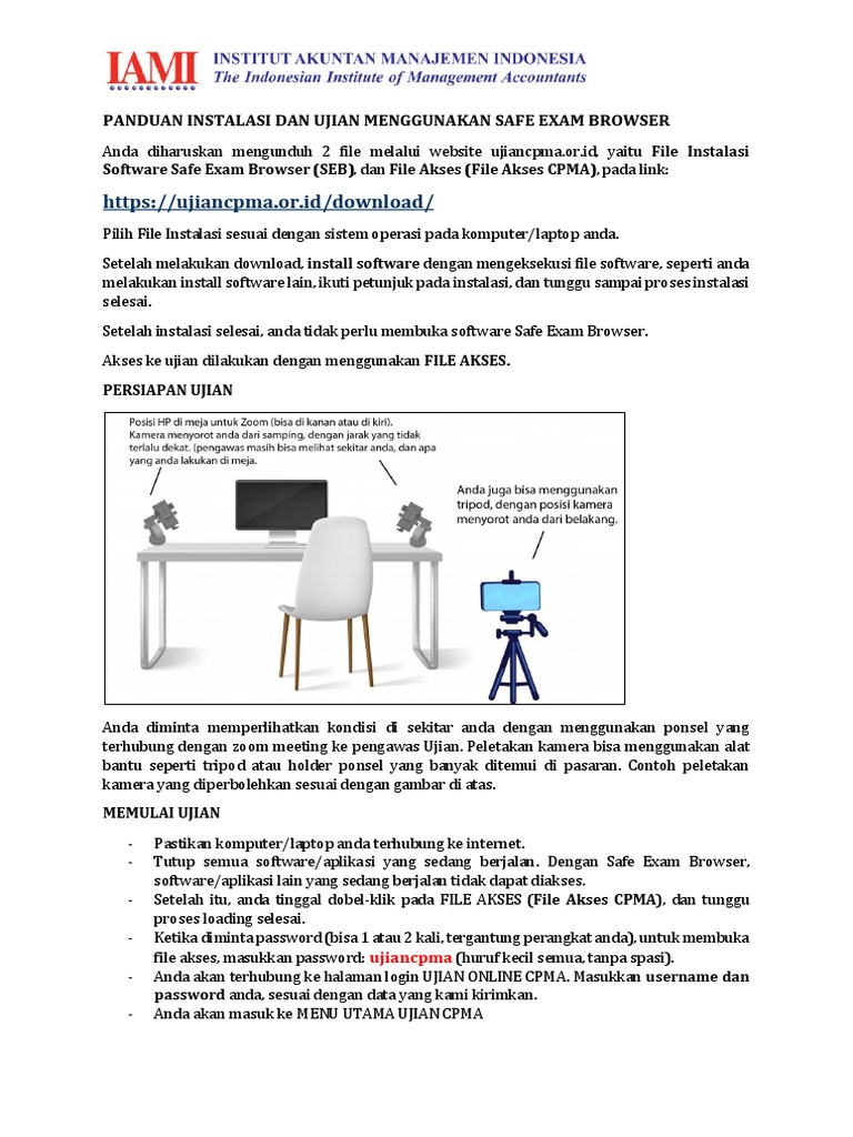 Panduan Instalasi & Ujian SEB | PDF | Teknologi & Rekayasa