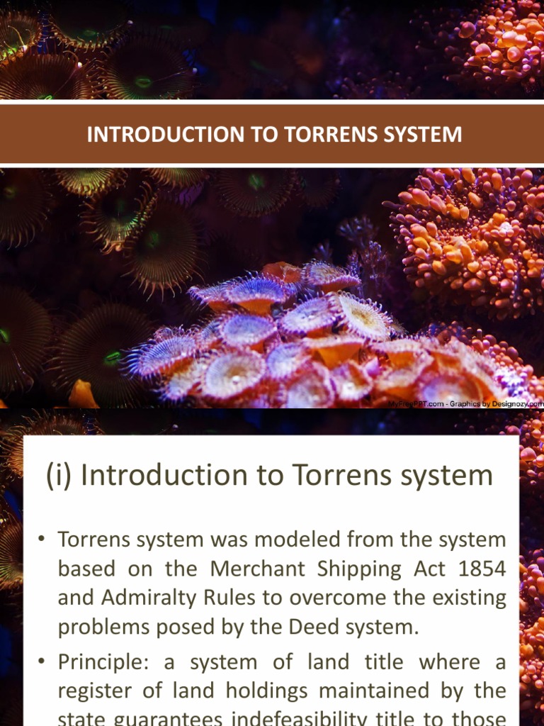 Overview of the Torrens System | PDF | Land Law | Justice