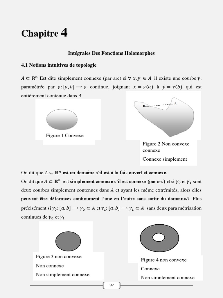 Chapitre 2 Fonctions À Variables Complexes | PDF | Fonction holomorphe | Intégral