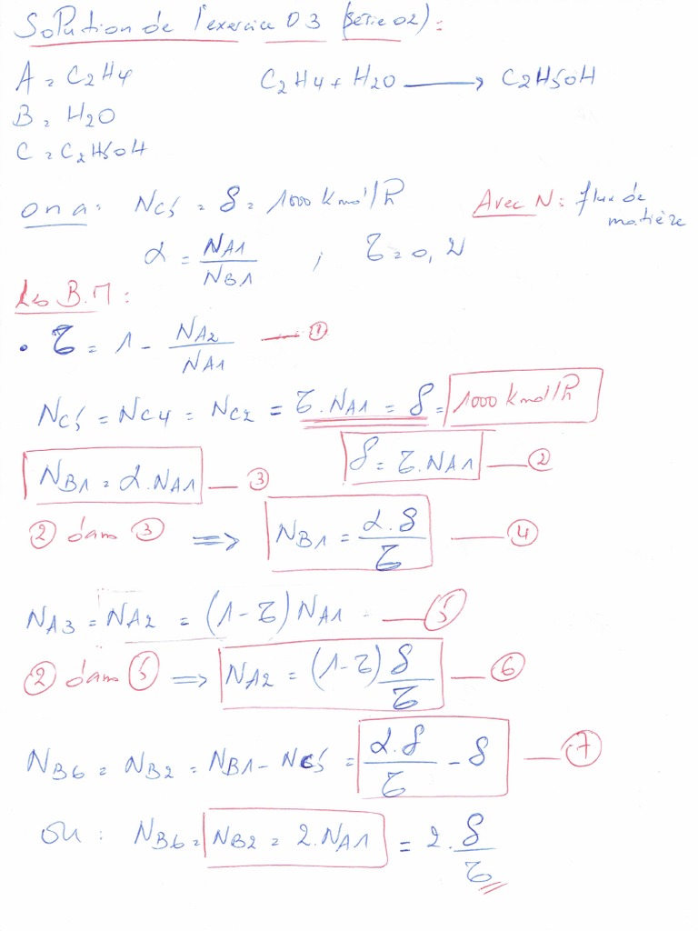 Exercice 3 Série 2 | PDF | Teaching Methods & Materials | Science & Mathematics