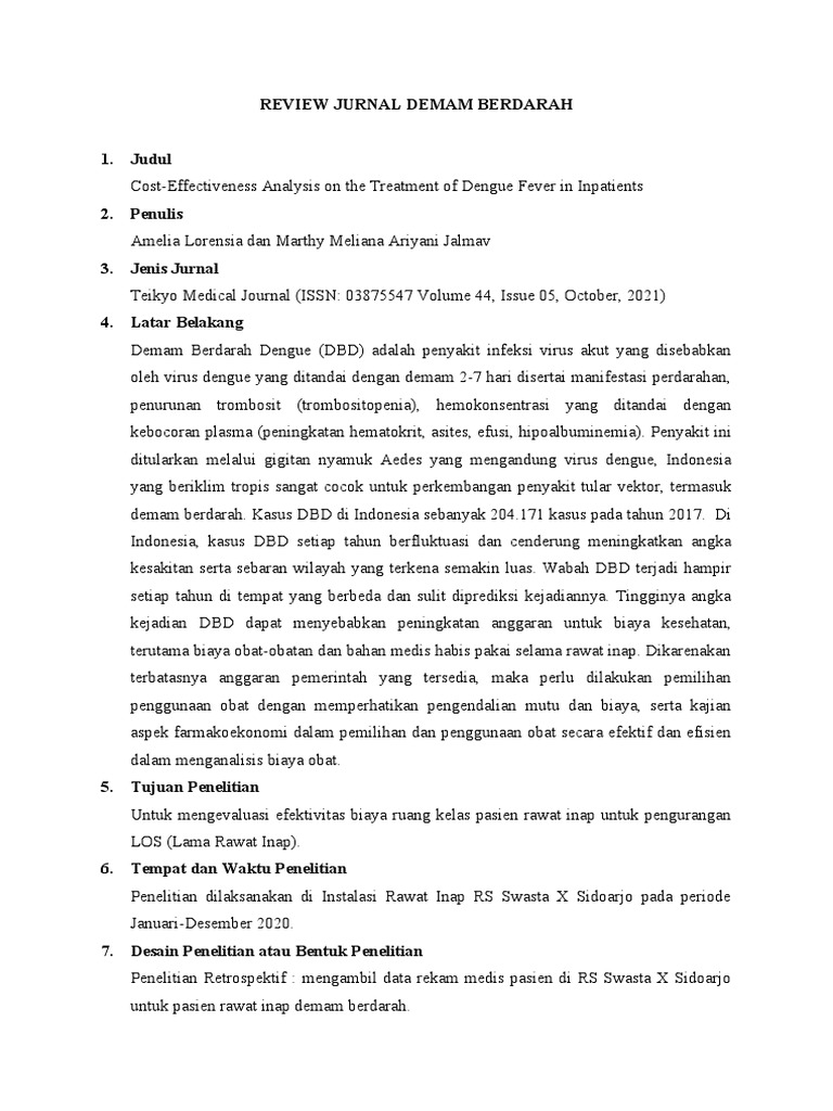 Review Jurnal DBD | PDF