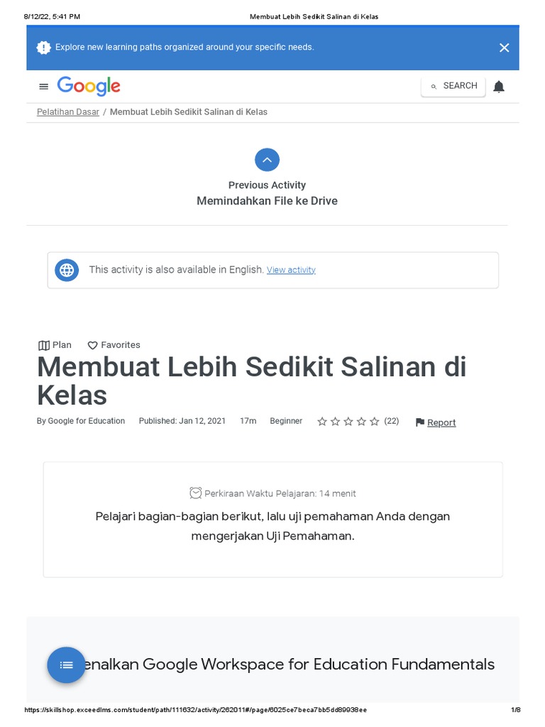 Mengurangi Salinan Kertas di Kelas | PDF | Karier & Perkembangan | Seni