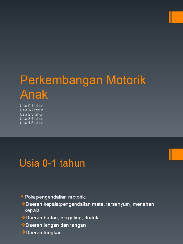 Infografik Perkembangan Motorik Anak | PDF | Kesehatan Holistik