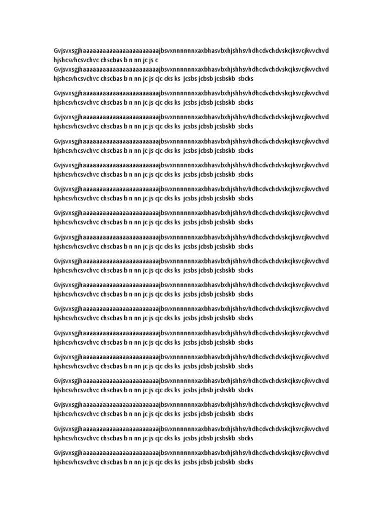 Random Text Generation Sample | PDF