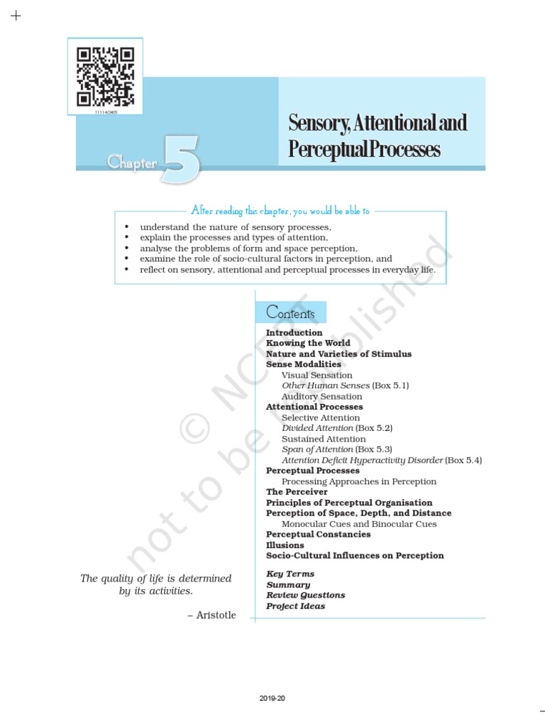 Kepy 105 | PDF | Senses | Perception