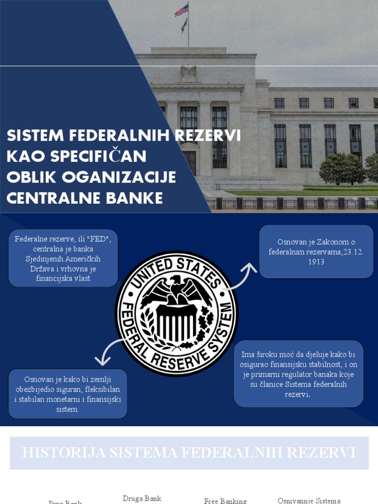 Sistem Federalnih Rezervi Prezentacija | PDF