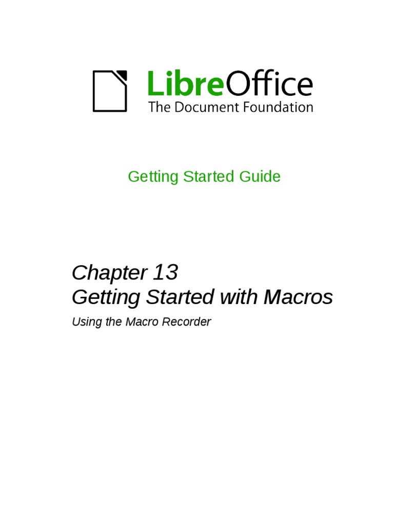0113GS3 GettingStartedWithMacros | PDF | Subroutine | Library (Computing)