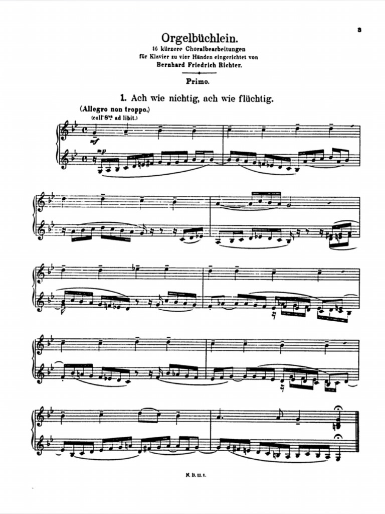4-Hand-Bach - Four-Hand Hymns 1-23 (Primo) | PDF