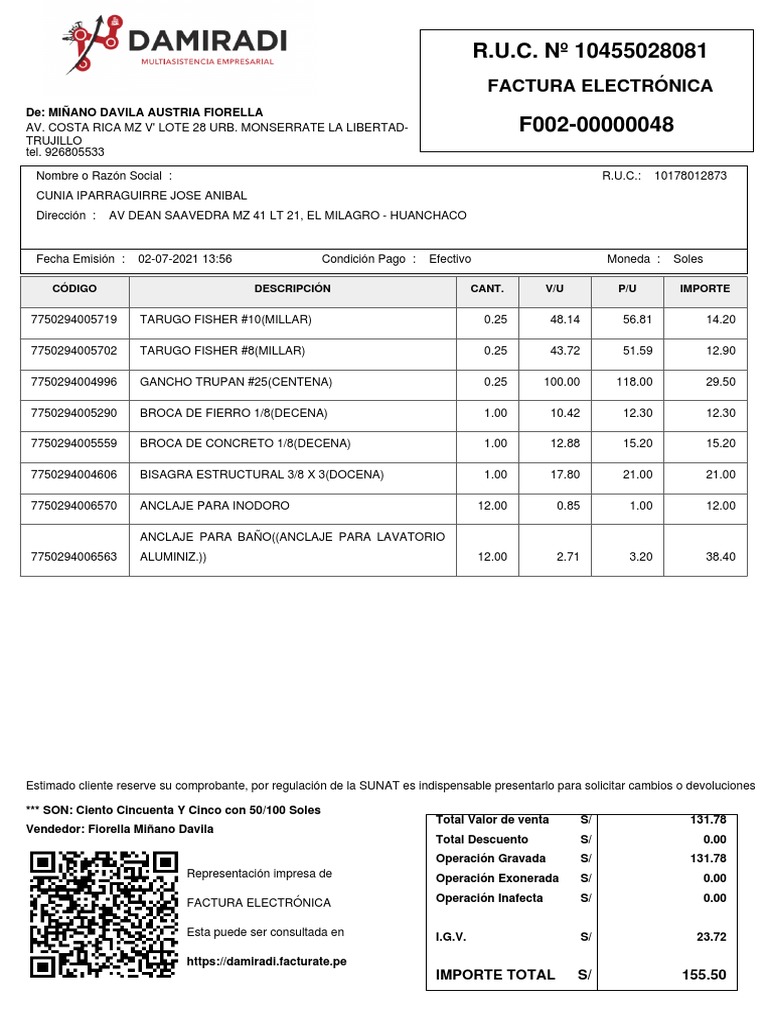 Proforma 001 - 000017 | PDF | Pagos | Tecnología financiera