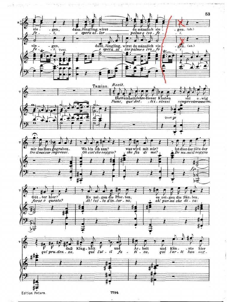 Recitativo - Partitura Vocal | PDF