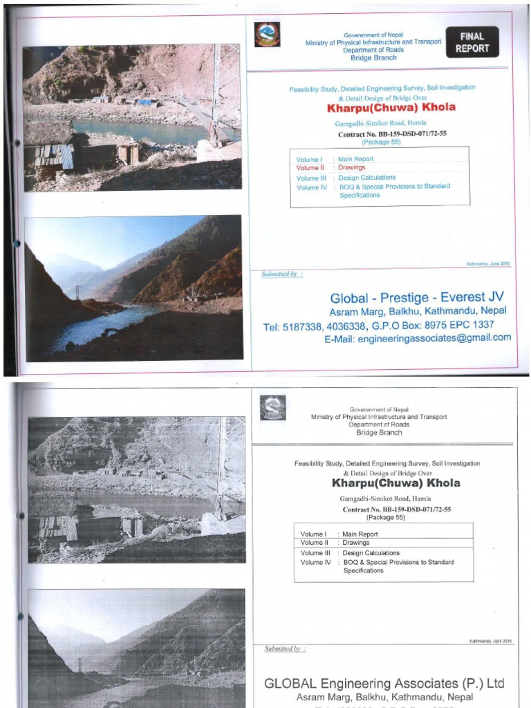 Kharpu (Chuwa) Khola, Gamgadhi-Simikot Road, Humla (App - 8th - Kartik ...