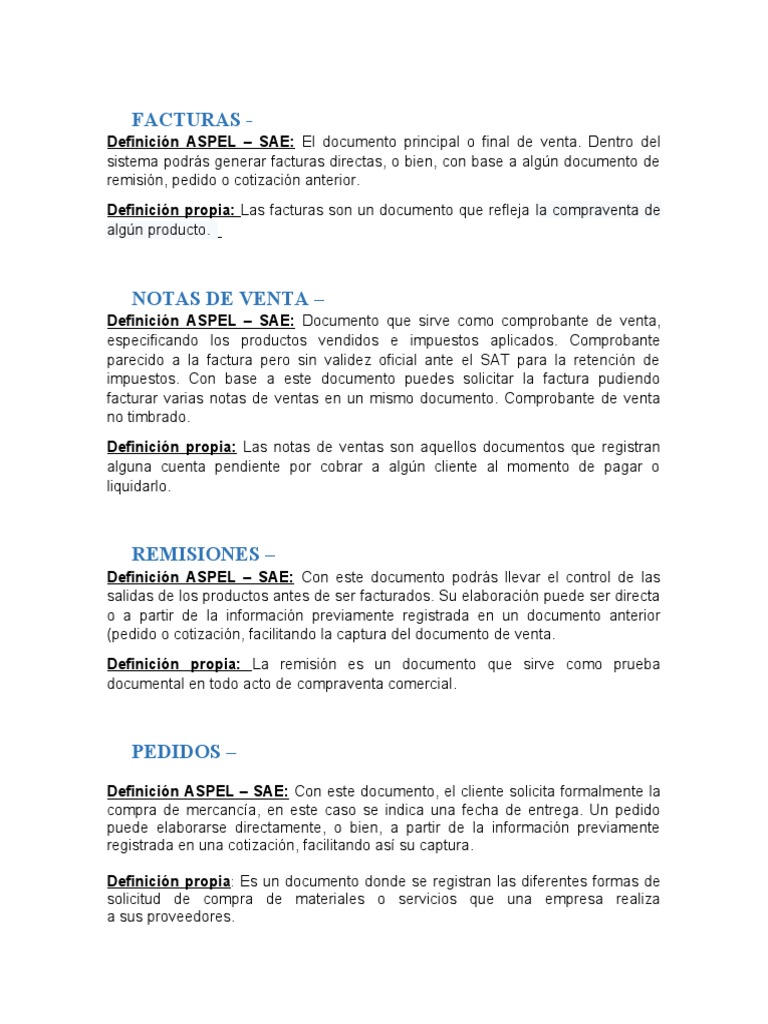 Documentos de Ventas | PDF | Factura | Economias