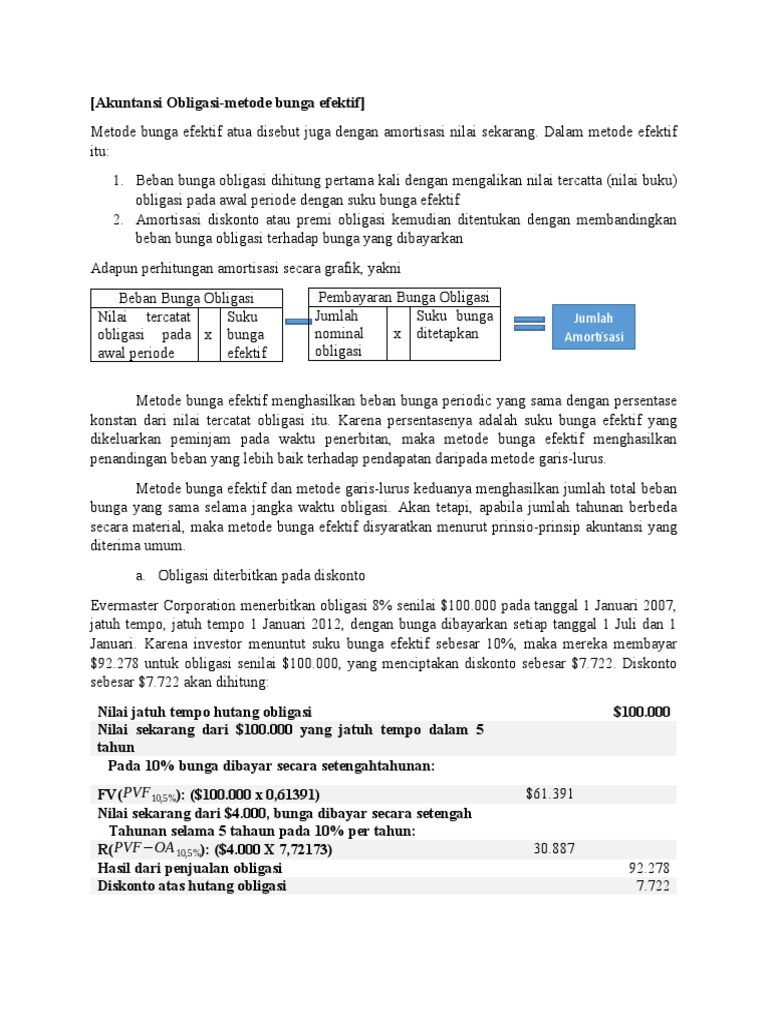 Akuntansi Obligasi | PDF | Bisnis | Hukum