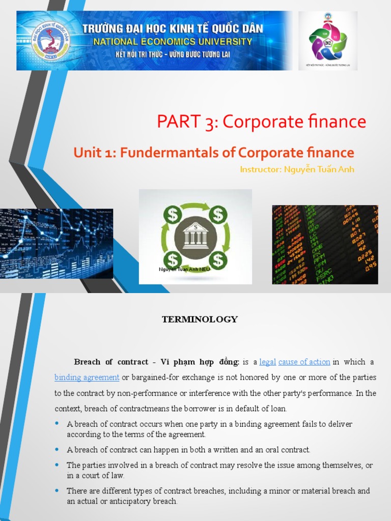 EBF PPT P3 U1 Fundemental of Corporate Finance NEU 2022 | Download Free PDF | Loans | Dividend