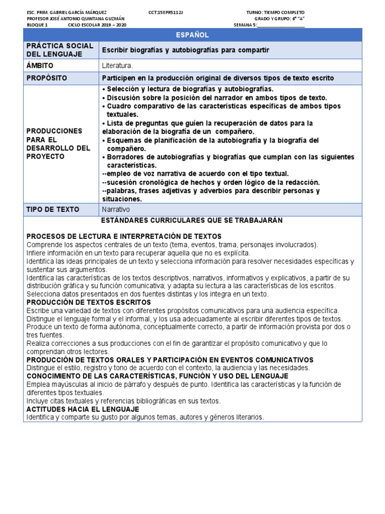 Bloque 1 SEMANA 5 | PDF