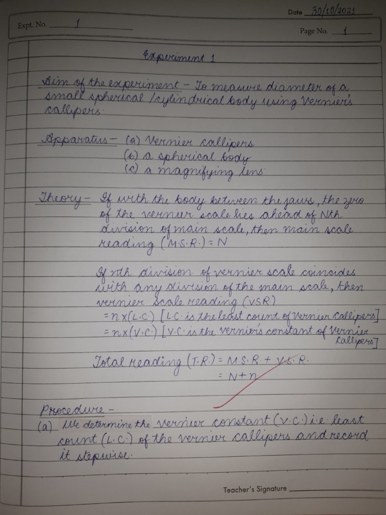 Physics Practicals | PDF