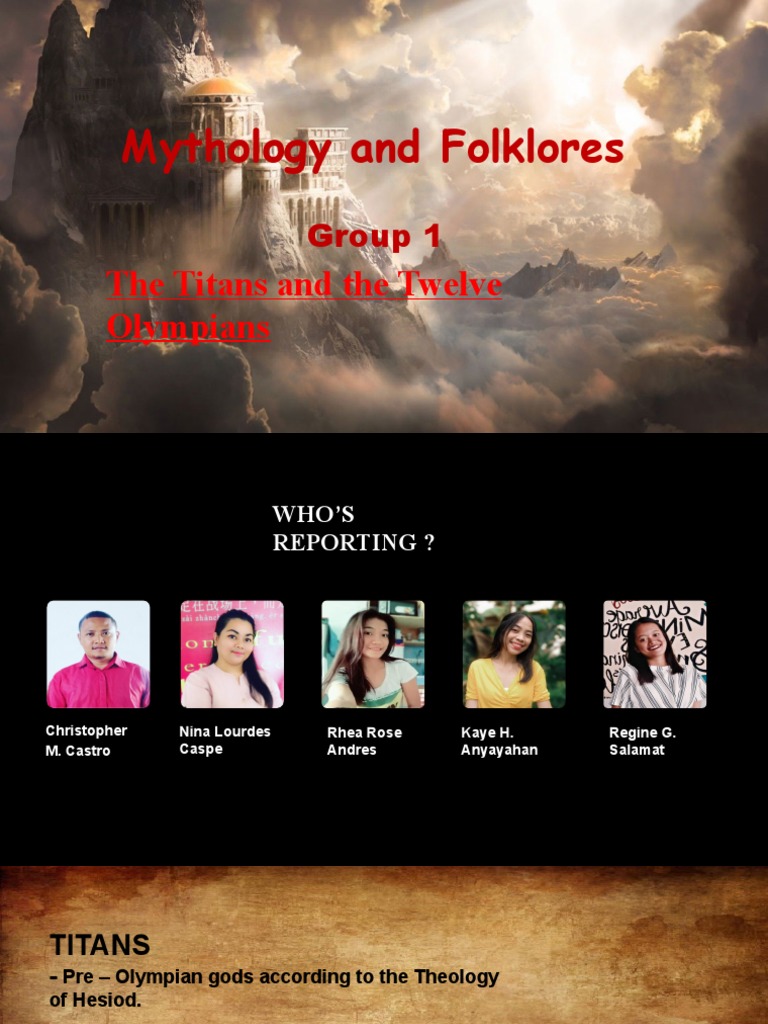 Titans and Olympians Overview | PDF | Twelve Olympians | Zeus