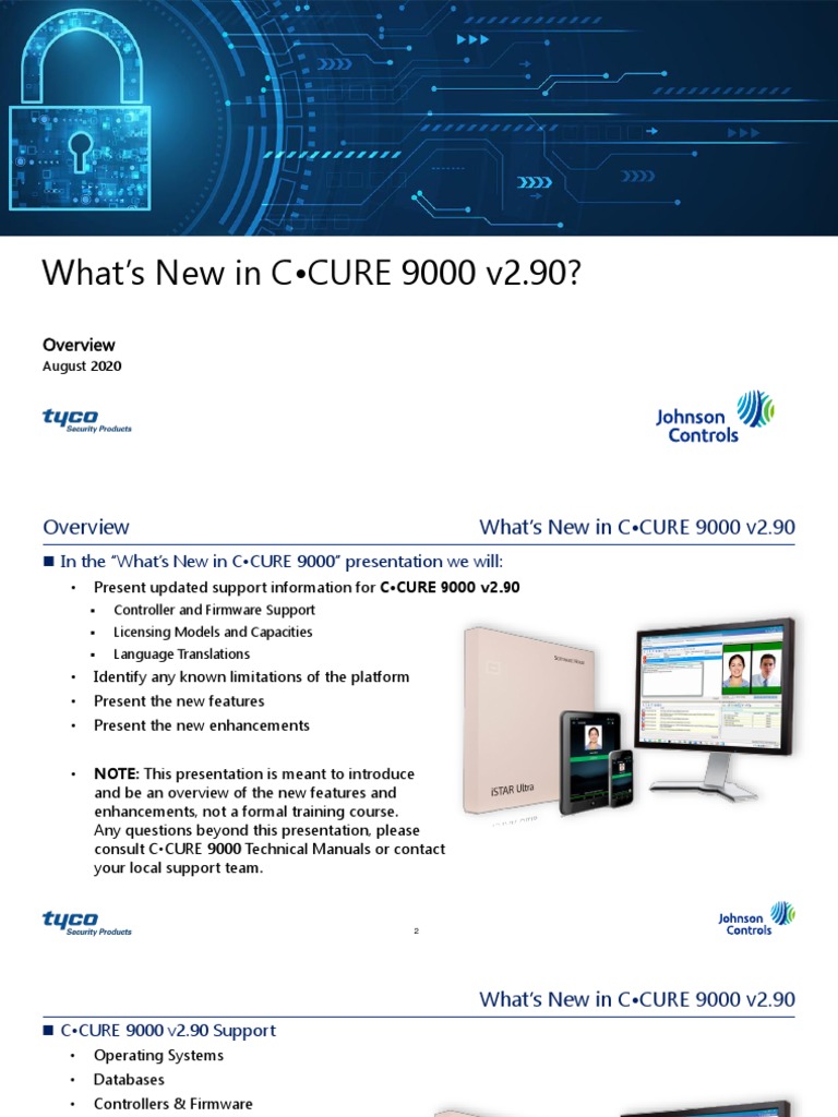 CCURE 9000 v2.90 Whats New | PDF | Menu (Computing) | Microsoft Sql Server