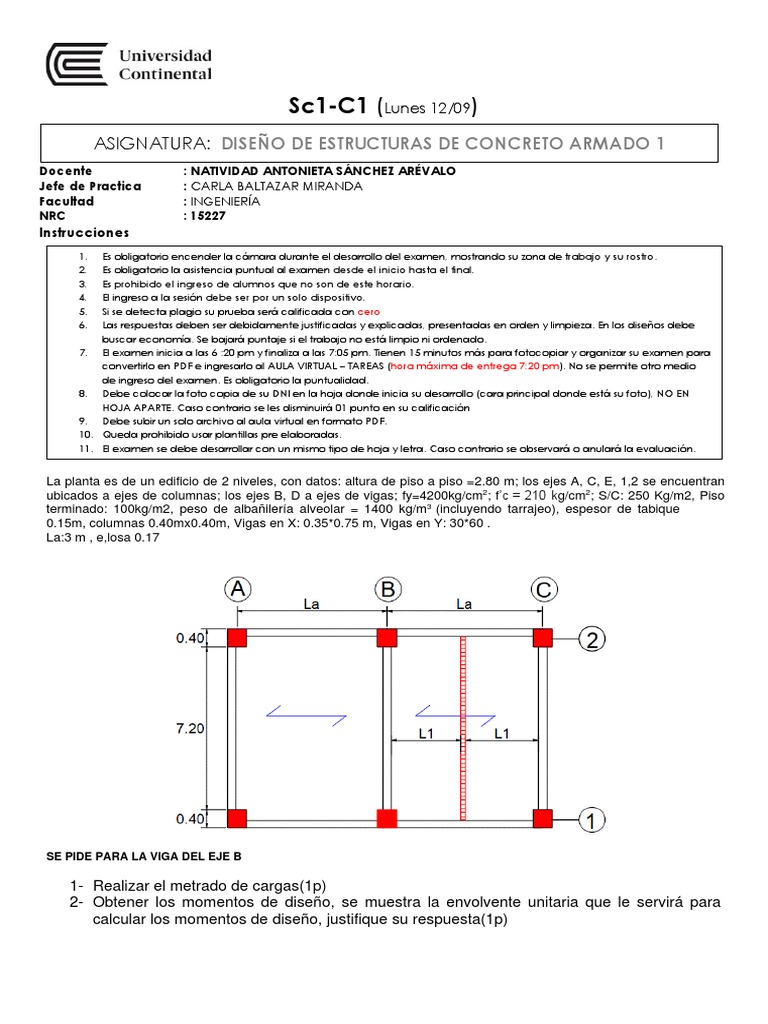 SC2 C1 Carla | PDF | Prueba (evaluación)