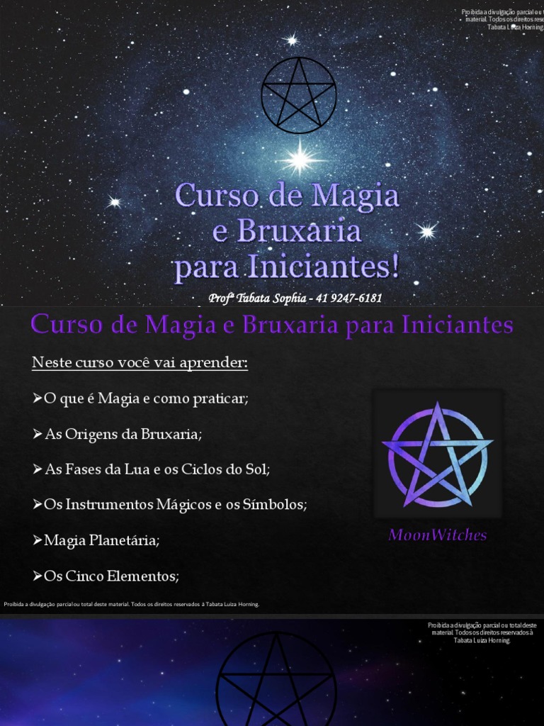 Cópia De Curso De Magia E Bruxaria Para Iniciantes Completo Pdf