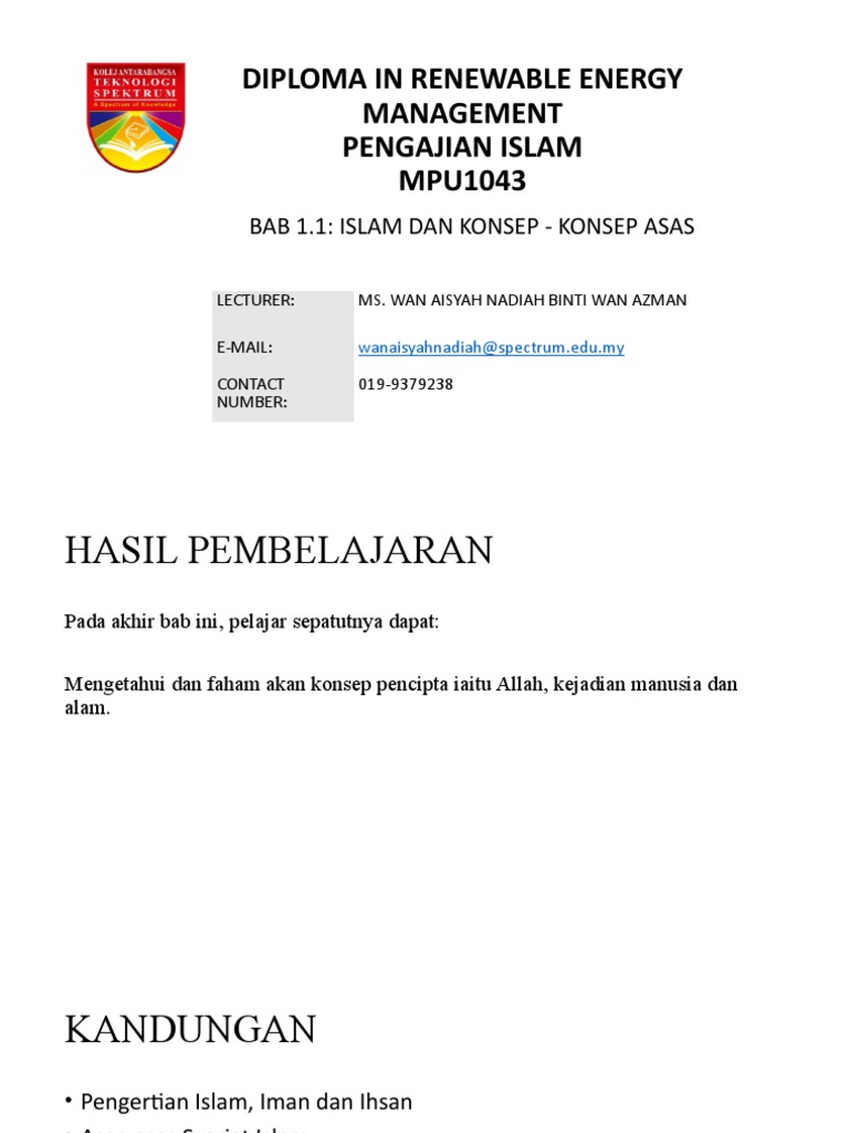 Bab 1 | PDF