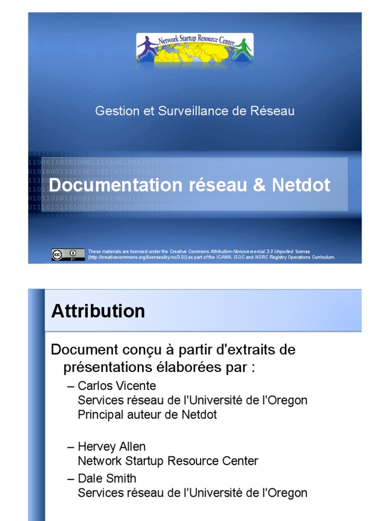 Network Documentation and Netdot NM FR 2017 | PDF | Adresse IP | I Pv6