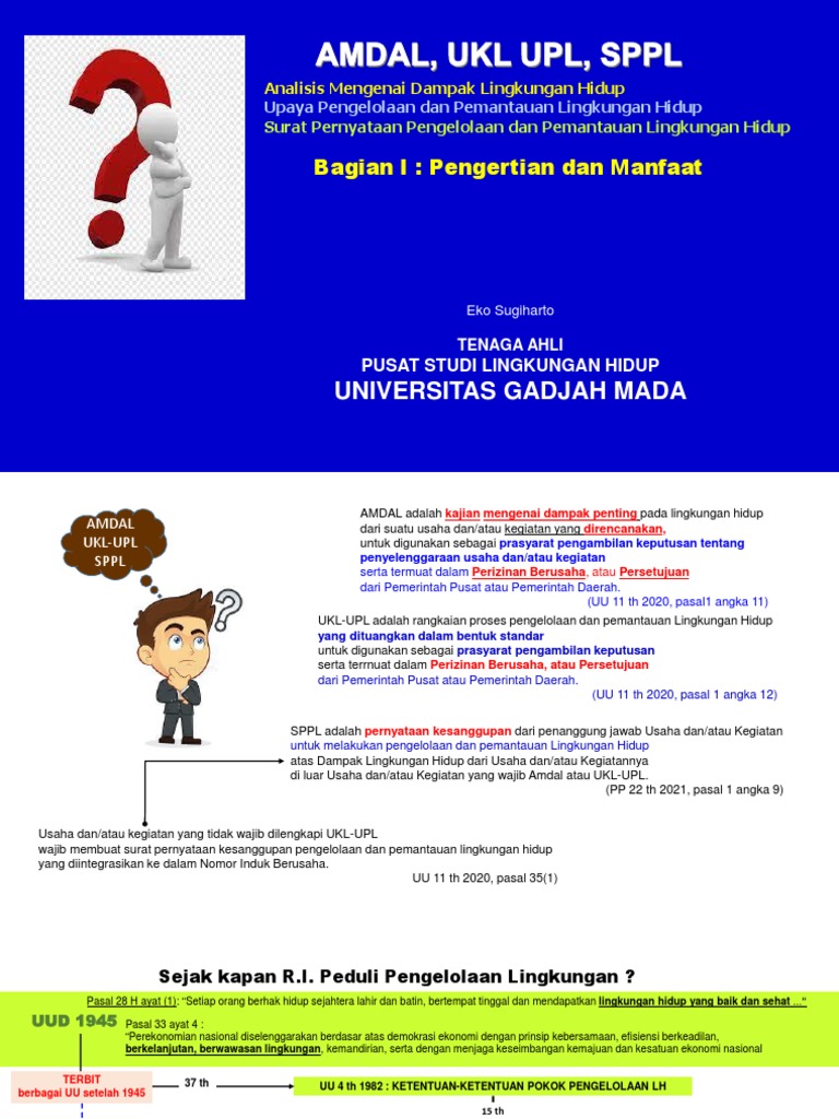 A-Amdal, Ukl Upl, SPPL - 14032022 | PDF