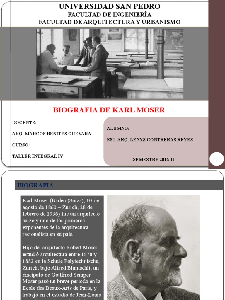 Karl Moser | PDF