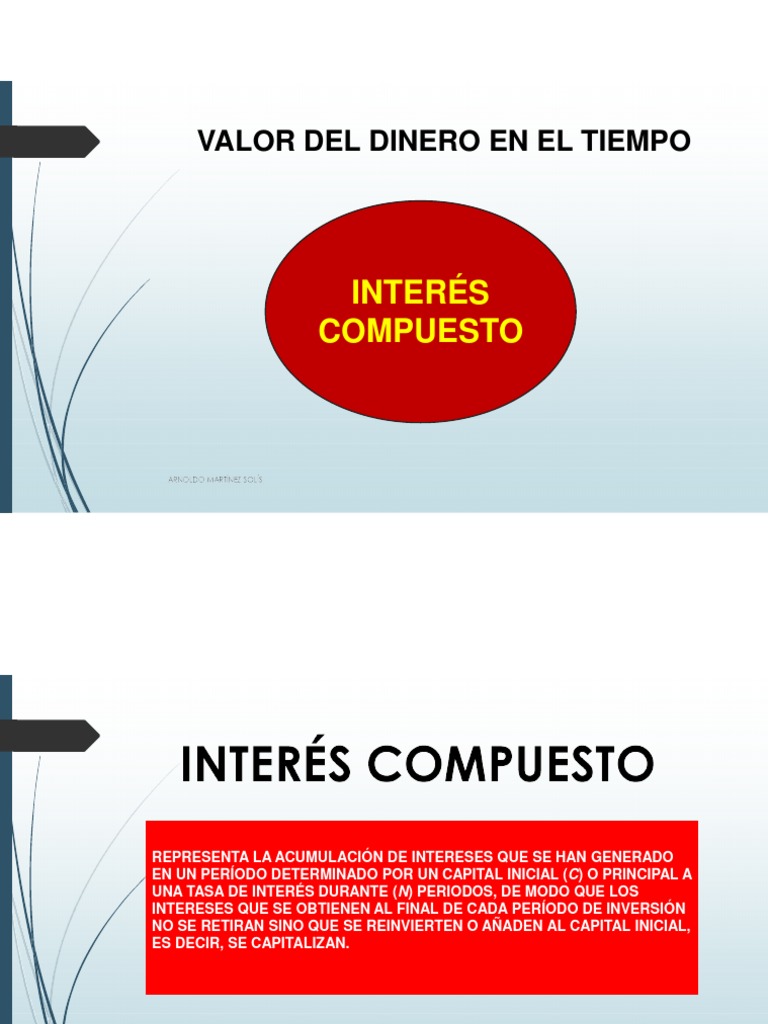 Cálculo de Interés Compuesto y Tasas Efectivas | PDF | Interés ...