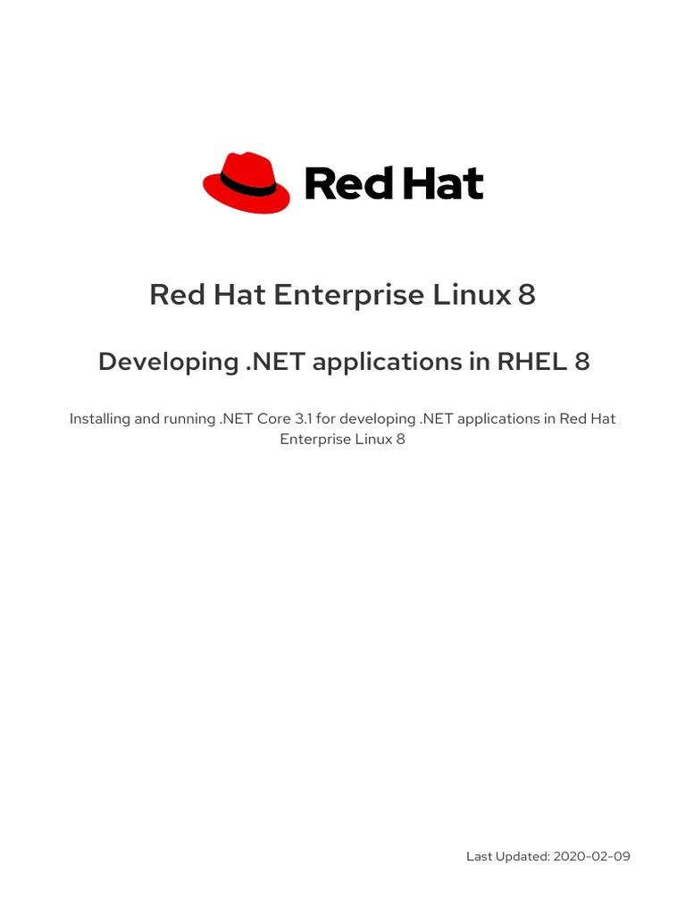 RHEL 8.5 - Developing .NET Applications in RHEL 8 | PDF | Open Stack ...