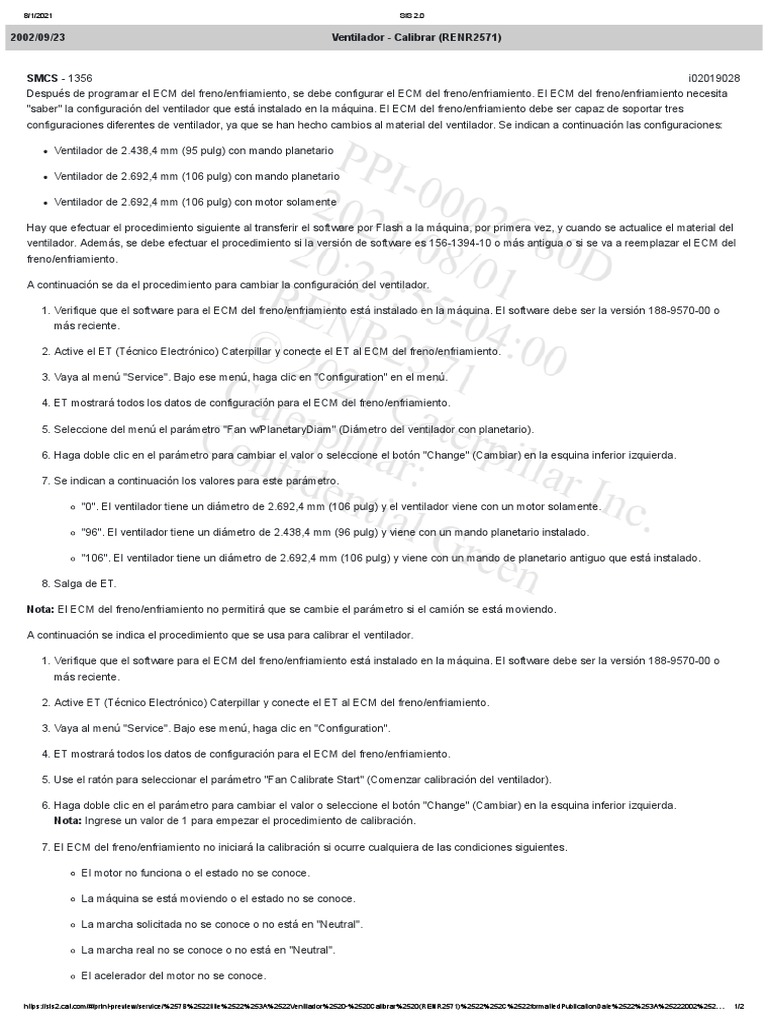 Sis 2.0 | PDF | Calibración