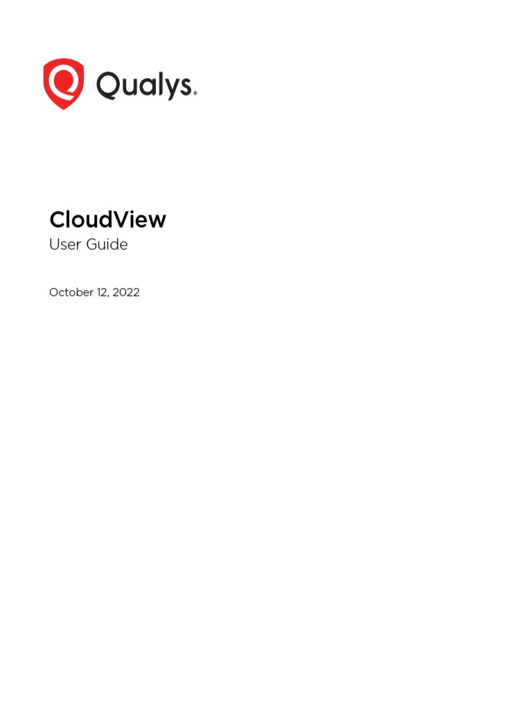 Qualys Cloud View User Guide | PDF | Microsoft Azure | Cloud Computing