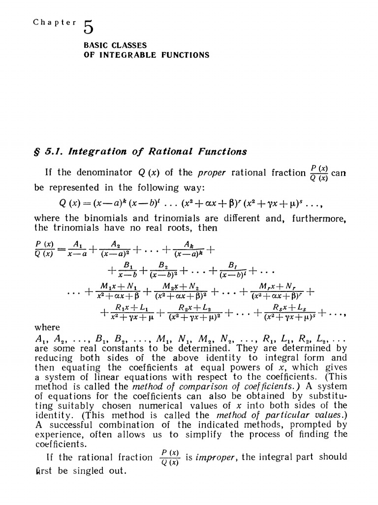 Basic Classes of Integrable Functions | PDF | Integral | Equations