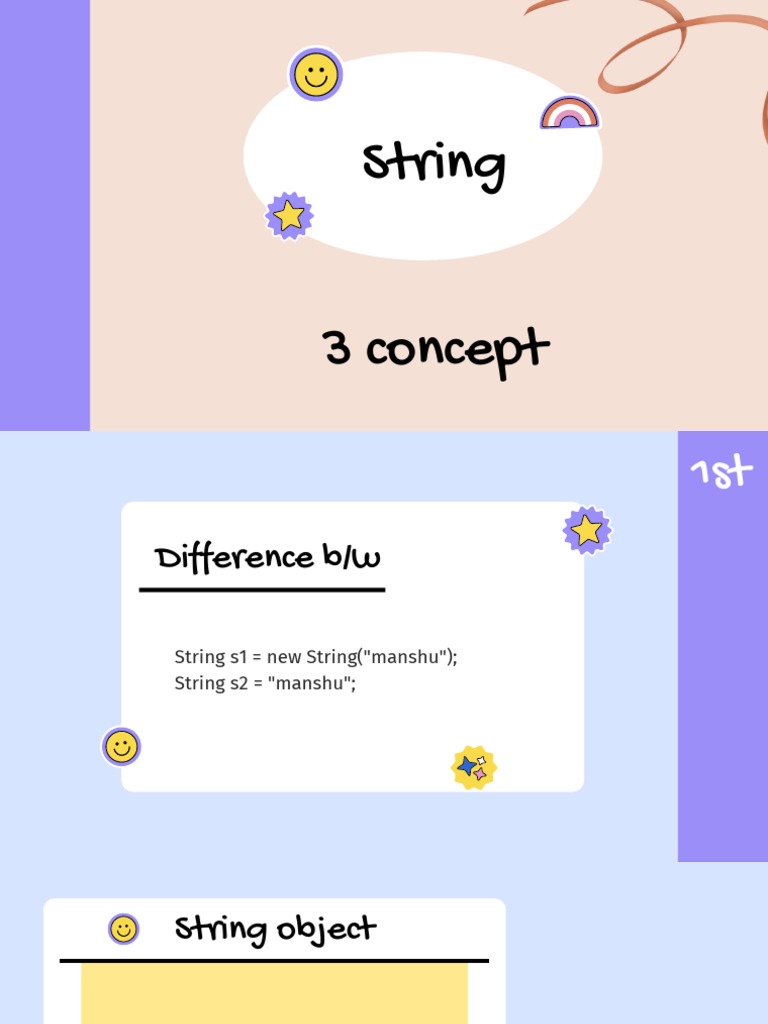 String in Depth | PDF | Computer Data | Object Oriented Programming