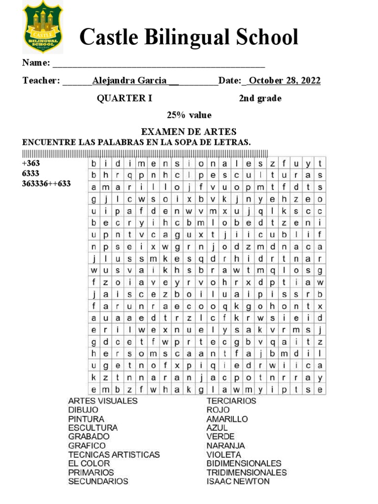 Castle Bilingual School | PDF