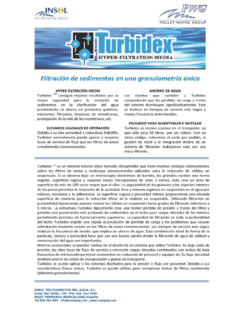 Ficha Turbidex | PDF