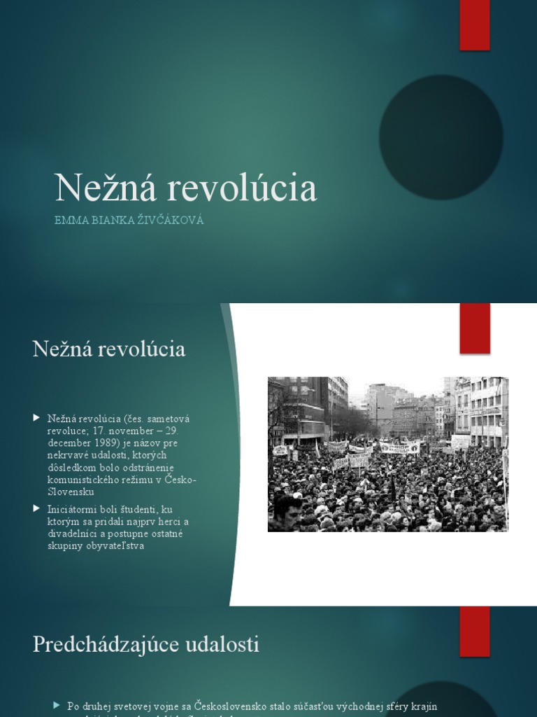 Nežná Revolúcia | PDF
