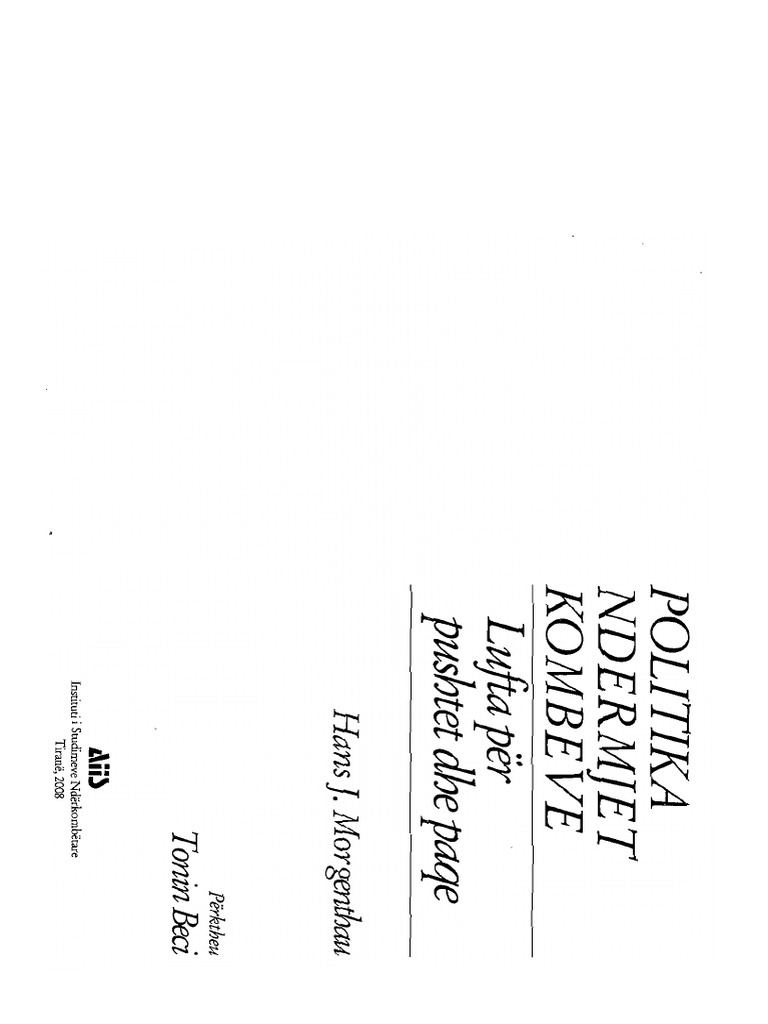 Politika Ndermjet Kombeve | PDF