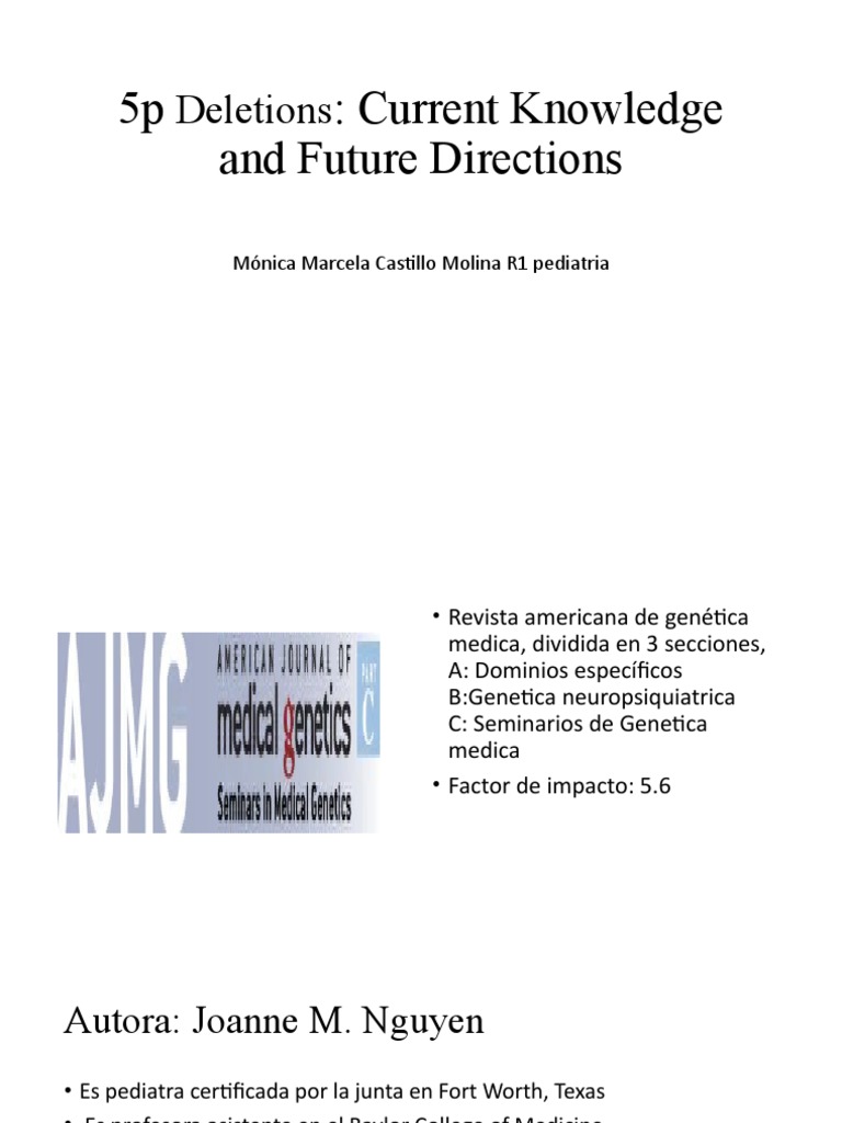 5p Deletions | PDF | Gene | Proteínas