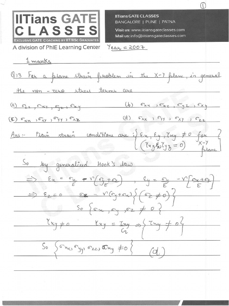 Structures Sol Part 1 | PDF