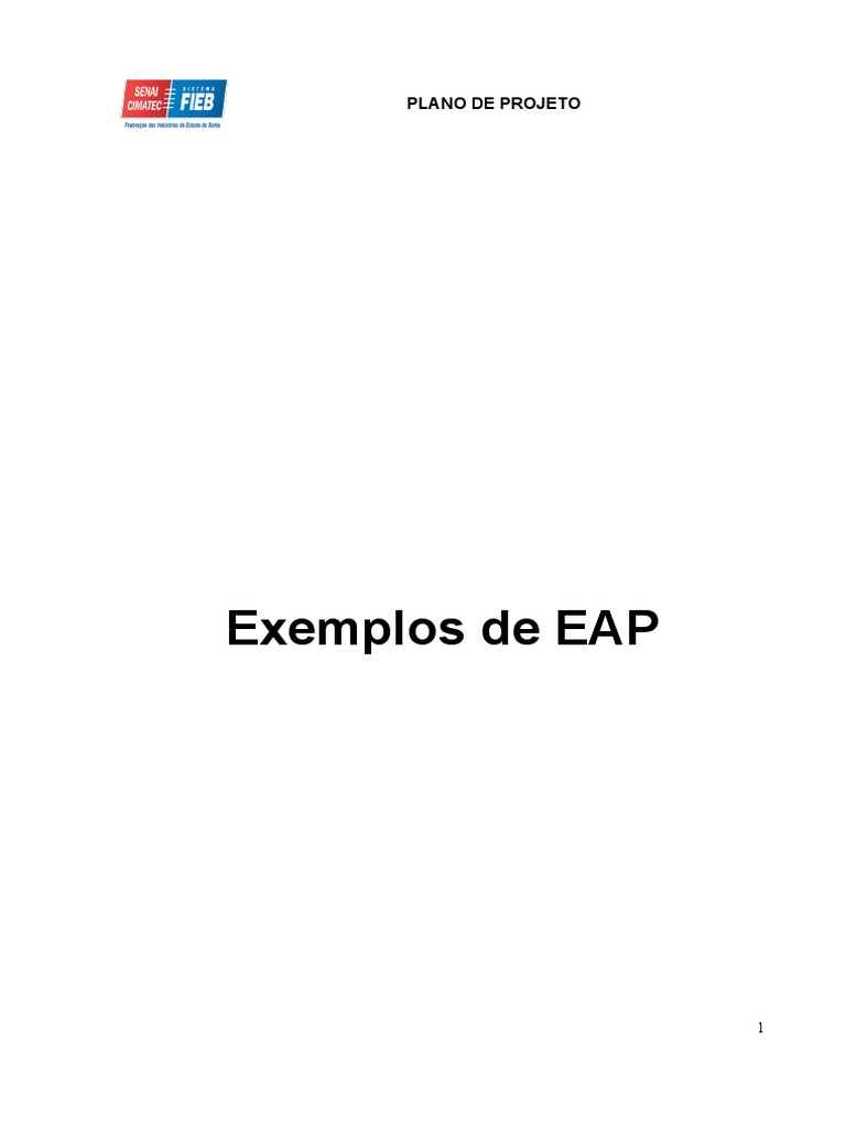 Exemplos de EAP | PDF | Engenharia